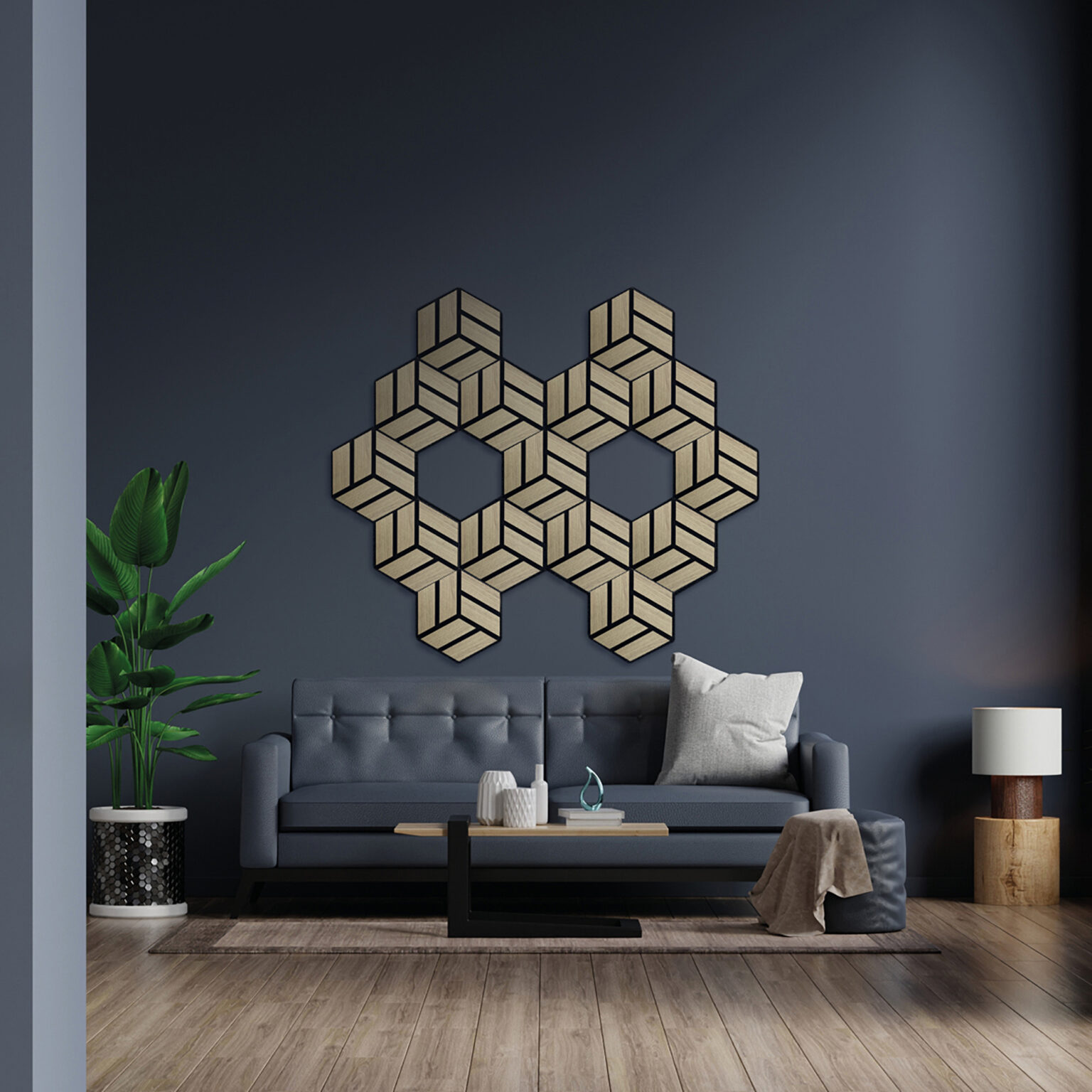 Light Oak Hex Wall Panel – World Of DIY